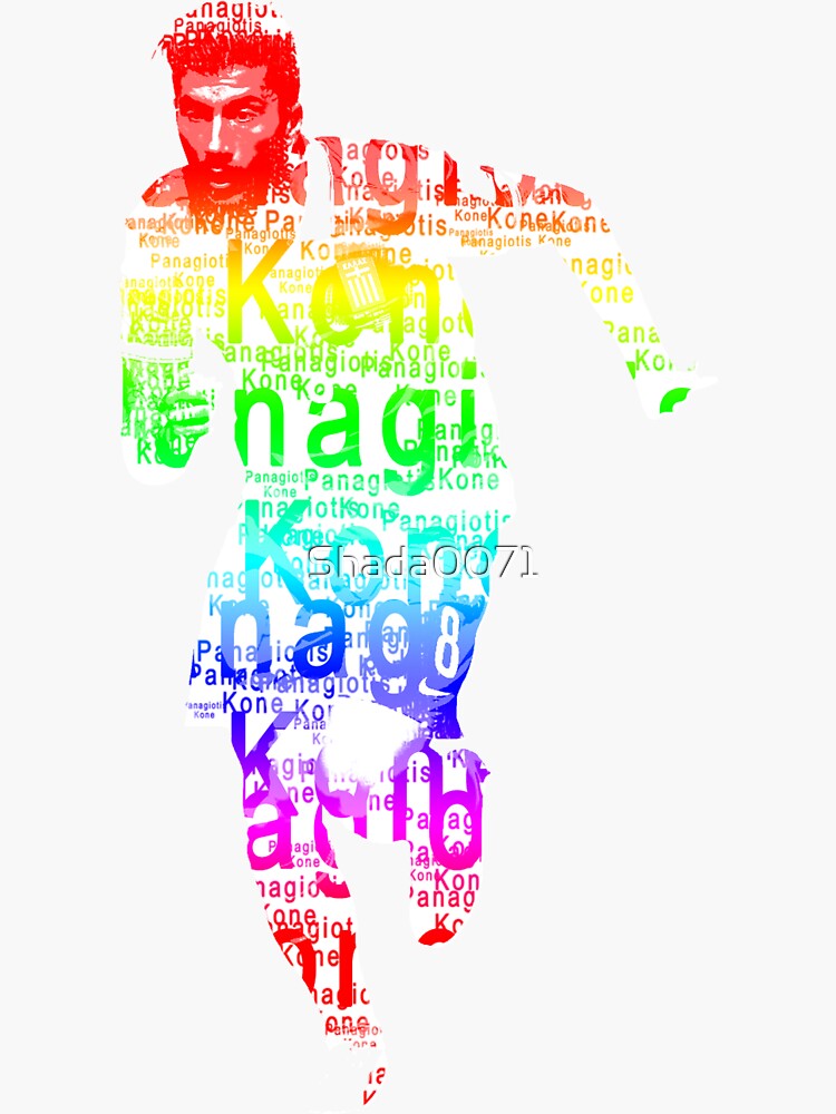 "Panagiotis Kone" Sticker by Shada0071 | Redbubble