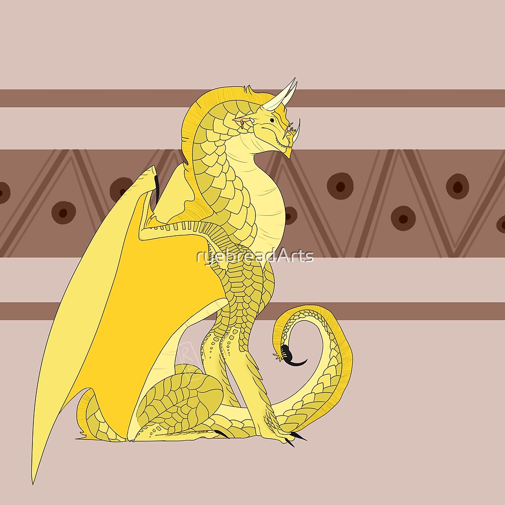 "Qibli the Sandwing- Wings of fire" by ryebreadArts | Redbubble