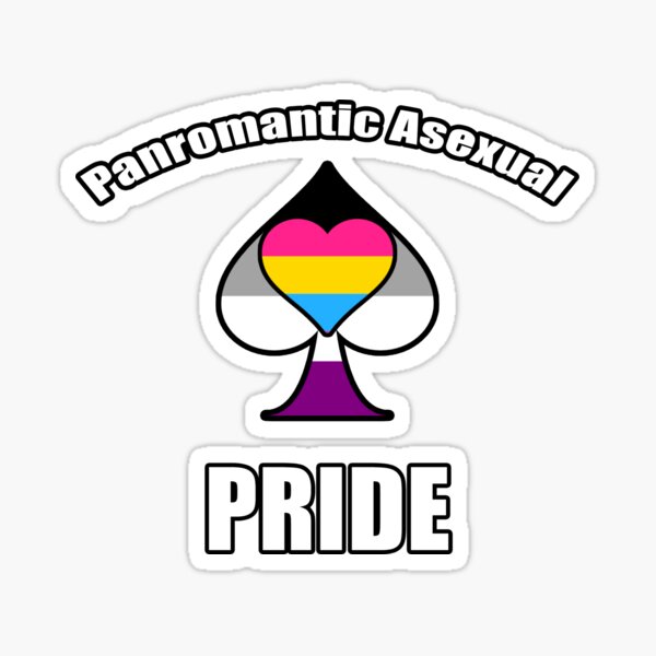 "Panromantic Asexual Pride" Sticker for Sale by Stormycloud | Redbubble