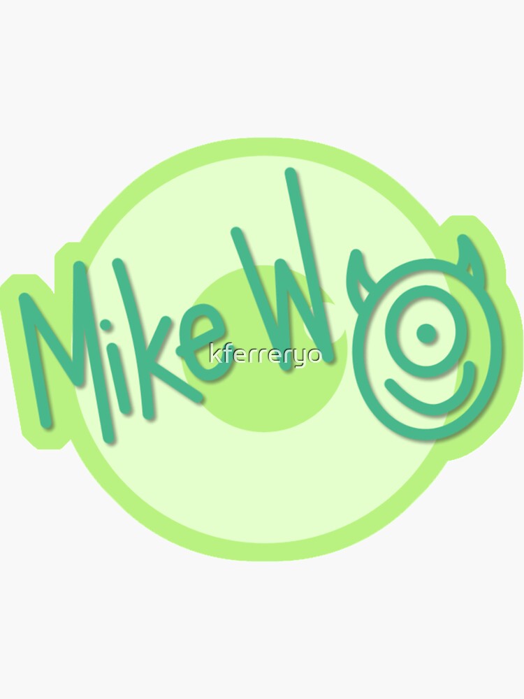 "Mike Symbol & Signature" Sticker for Sale by kferreryo | Redbubble