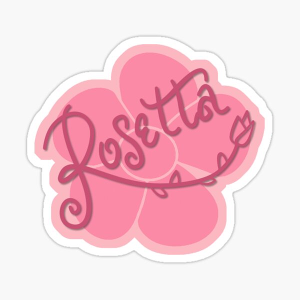 "Rosetta Symbol & Signature" Sticker for Sale by kferreryo | Redbubble