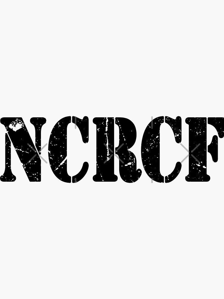 "NCRCF" Sticker for Sale by ExcitementGang | Redbubble