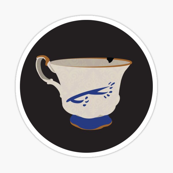 Chipped Cup Stickers | Redbubble