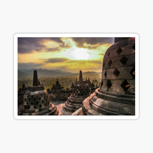 "Stupa storing Buddha" Sticker for Sale by anjumura | Redbubble