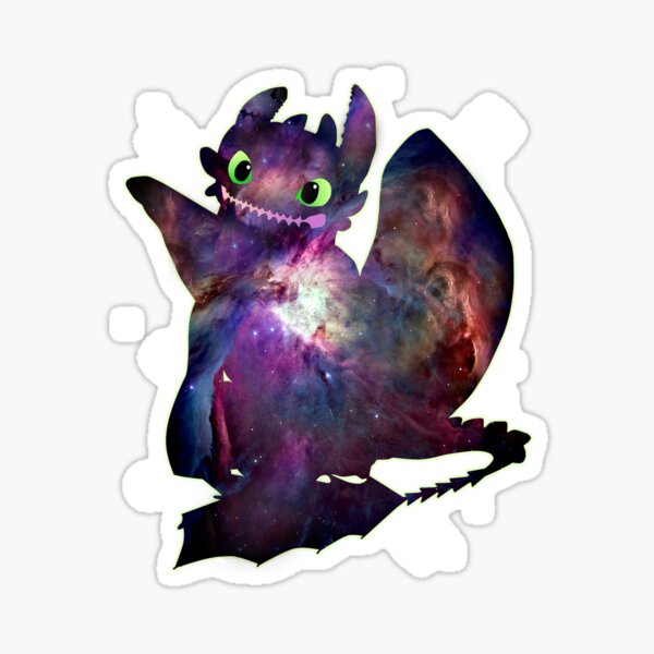 "Night Fury" Sticker for Sale by tonksiford | Redbubble