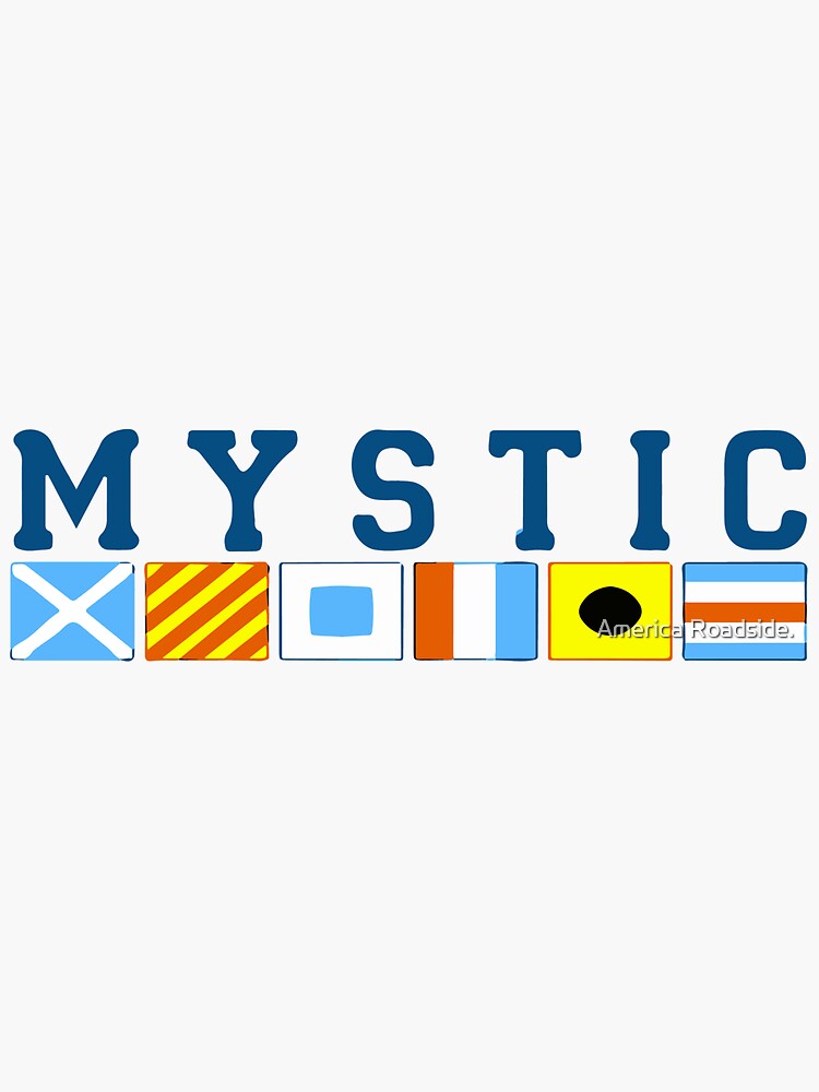 "Mystic - Connecticut." Sticker for Sale by ishore1 | Redbubble