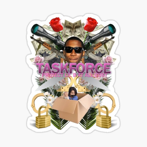 "TASKFORCE" Sticker by OGBEACHMAN | Redbubble