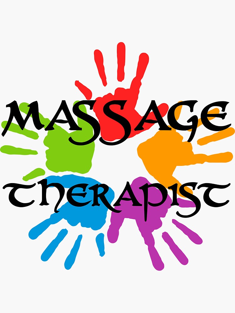 "Massage Therapist" Sticker by evahhamilton | Redbubble