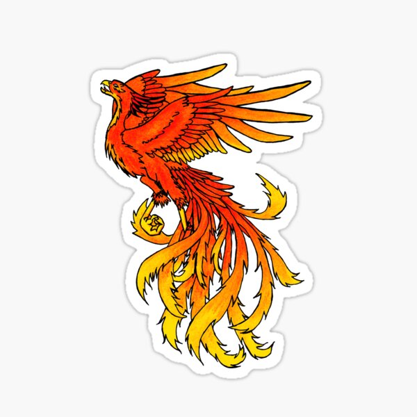 Rising Phoenix Stickers | Redbubble