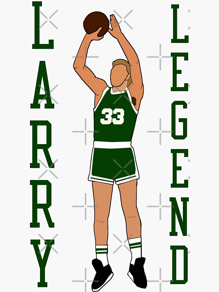 "Larry Legend" Sticker for Sale by Xavj | Redbubble