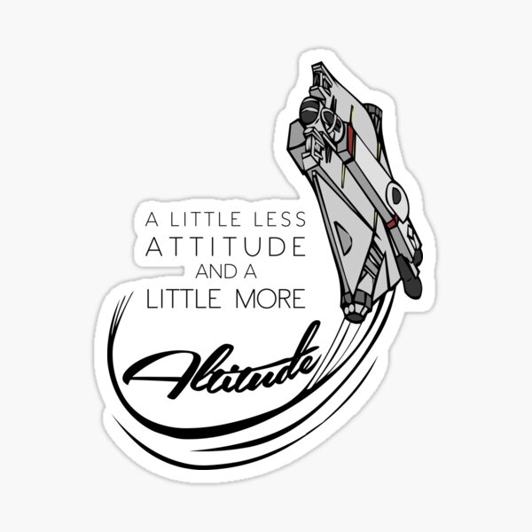 "A Little More Altitude" Sticker for Sale by houseorgana | Redbubble