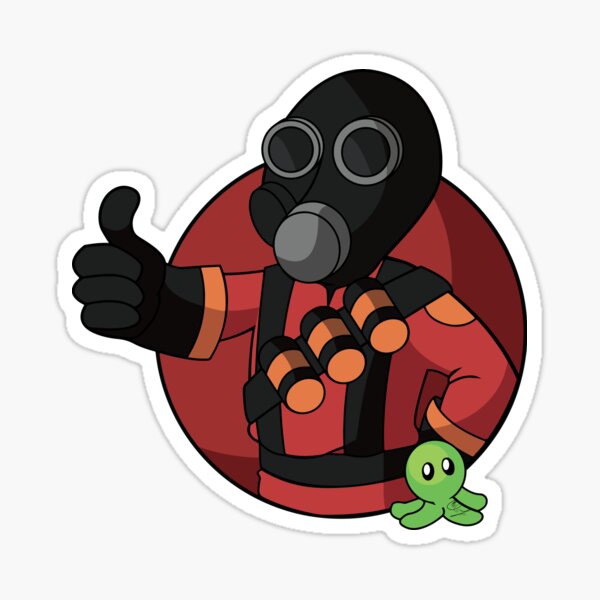 Pyro Tf2 Stickers | Redbubble
