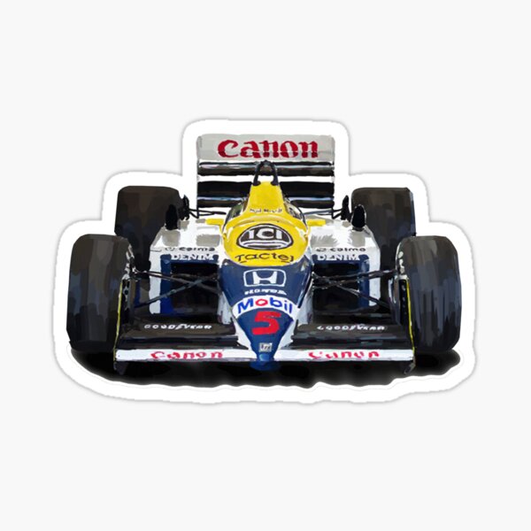 "Williams F1 FW11 - 1987" Sticker for Sale by Lynchie | Redbubble