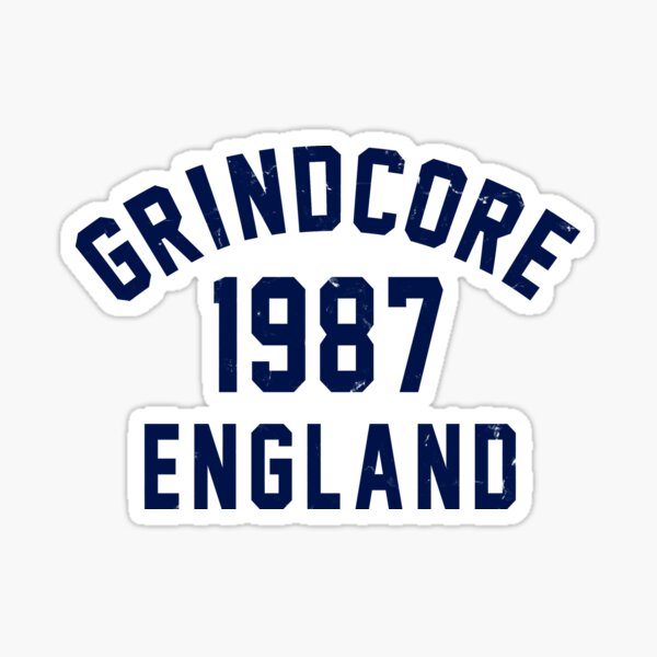 "Grindcore" Sticker for Sale by ixrid | Redbubble