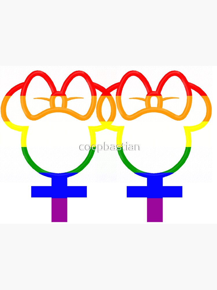 "Pride Mouse - Lesbian Pride" Sticker for Sale by coopbastian | Redbubble