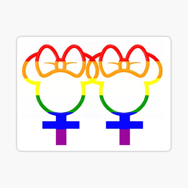 "Pride Mouse - Lesbian Pride" Sticker for Sale by coopbastian | Redbubble