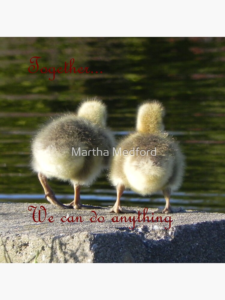 "Together We Can Do Anything" Sticker for Sale by MarthaMedford | Redbubble