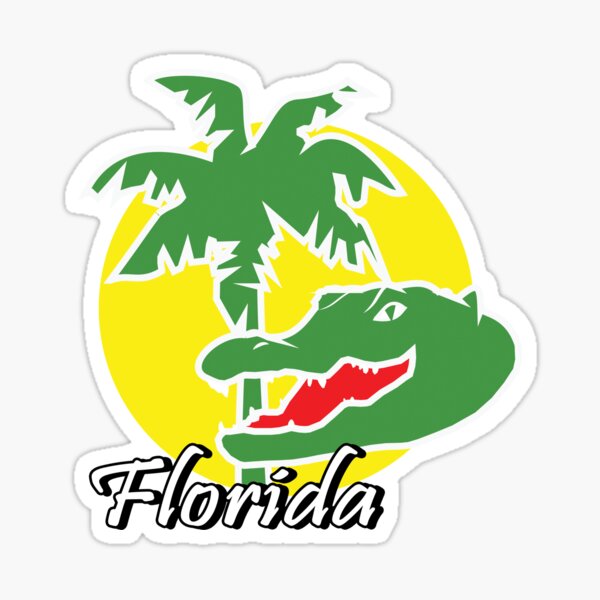 "Florida" Sticker by jkartlife | Redbubble
