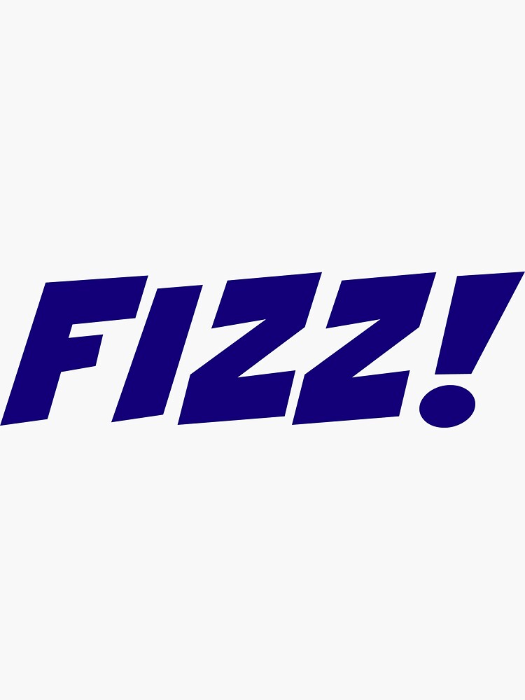 "Fizz!" Sticker for Sale by etaworks | Redbubble