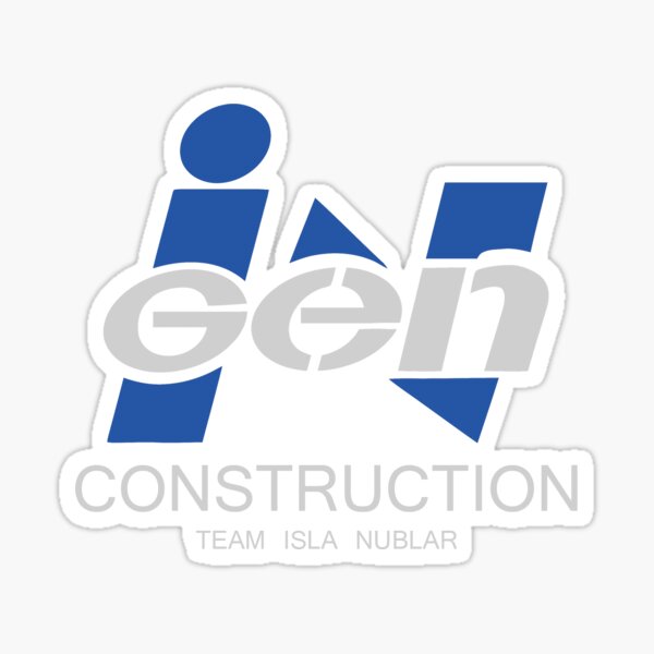 Ingen Jurassic Park Stickers | Redbubble