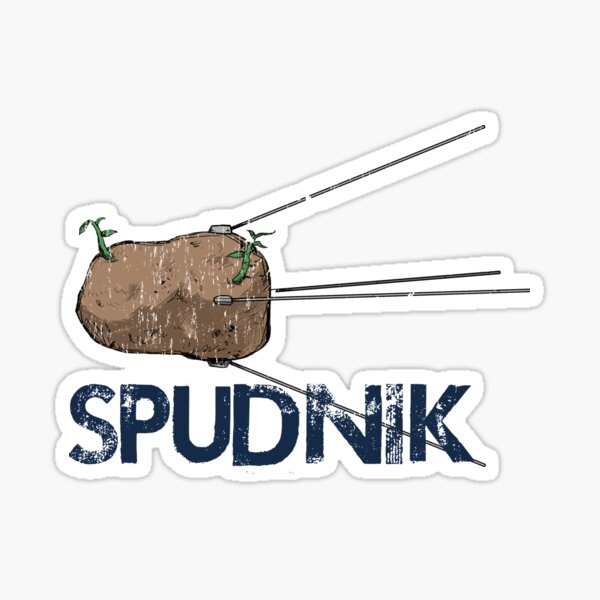 "Spudnik Full Color" Sticker for Sale by Miachalistic | Redbubble