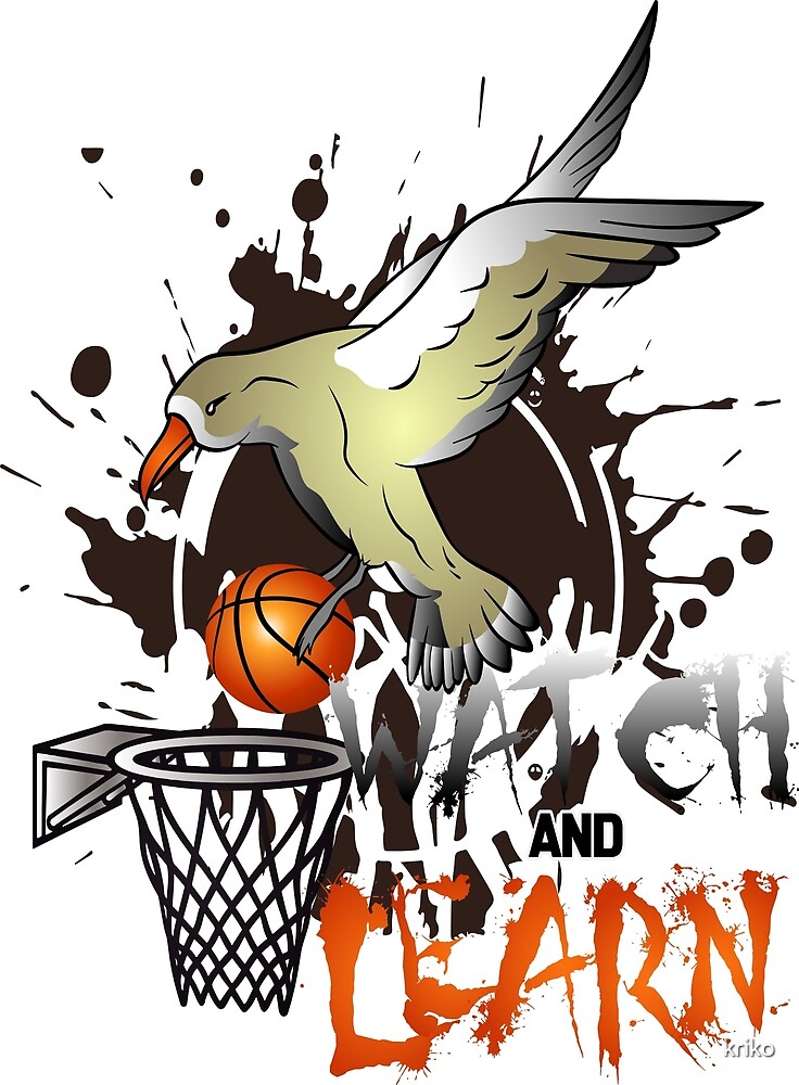 "Bird Basketball" by kriko | Redbubble