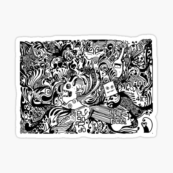 "hey Ho, Lets Go" Sticker for Sale by 3LgoRdo | Redbubble