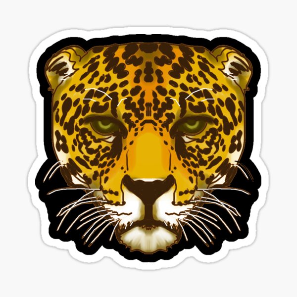 "Jaguar - Apex Predator" Sticker for Sale by BagChemistry | Redbubble
