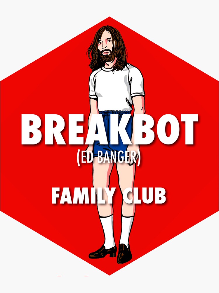 "Breakbot - Family Club" Sticker for Sale by Mrlagare456 | Redbubble