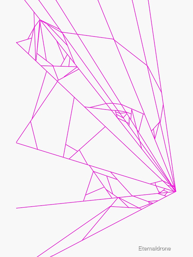 "Cyber Wolf" Sticker by Eternaldrone | Redbubble