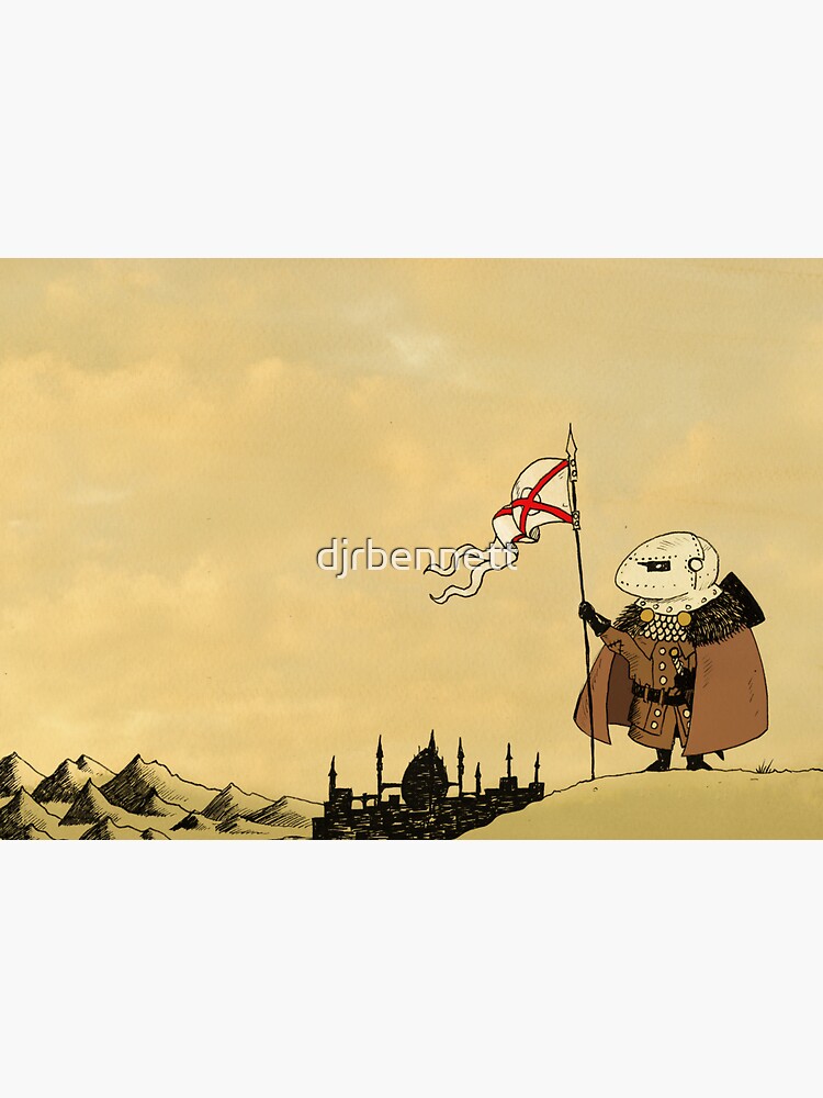 "Watchful Knight" Sticker for Sale by djrbennett | Redbubble