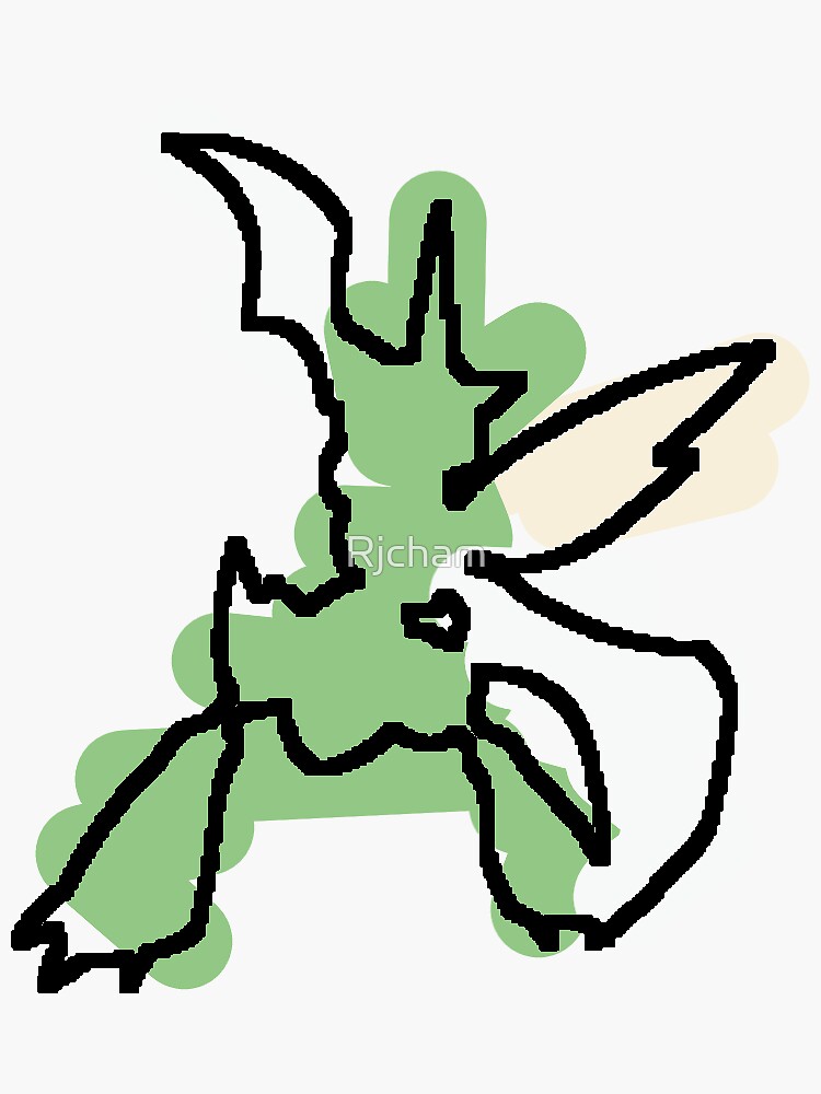 "Scyther" Sticker by Rjcham | Redbubble