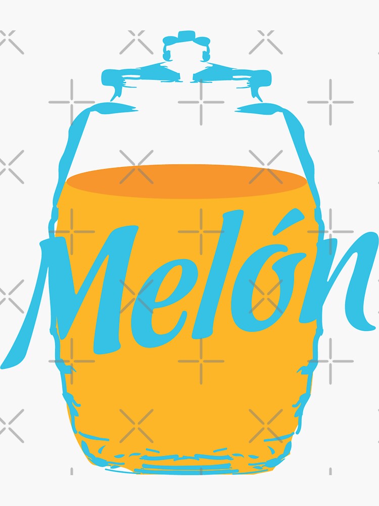 "Melon" Sticker for Sale by mikelcal | Redbubble