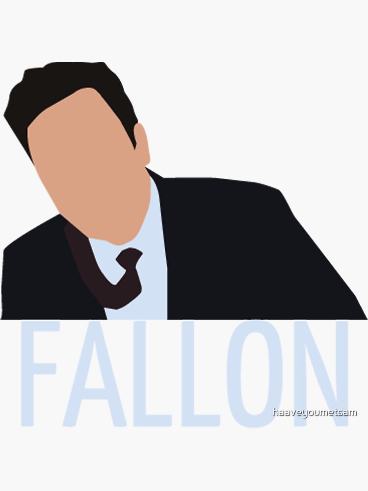 "Jimmy Fallon" Sticker for Sale by haaveyoumetsam | Redbubble