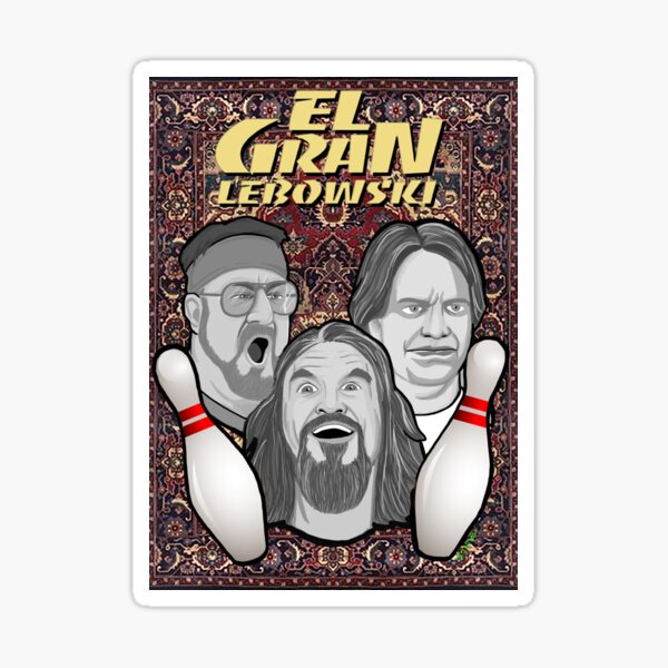 "the big lebowski spanish collage" Sticker for Sale by gjnilespop ...