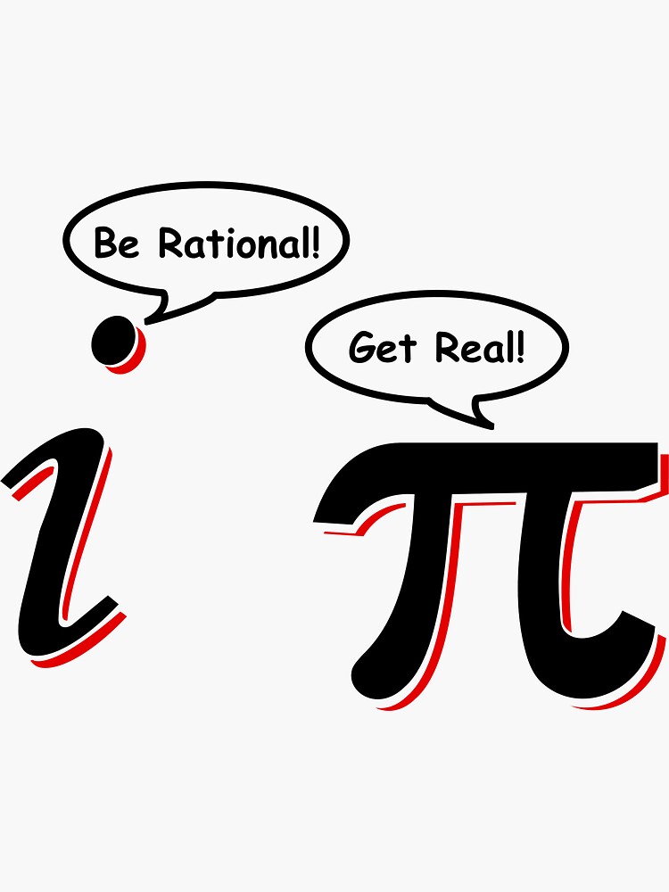 "Be Rational Get Real T-Shirt Funny Math Tee Pi Nerd Nerdy Geek Shirt ...