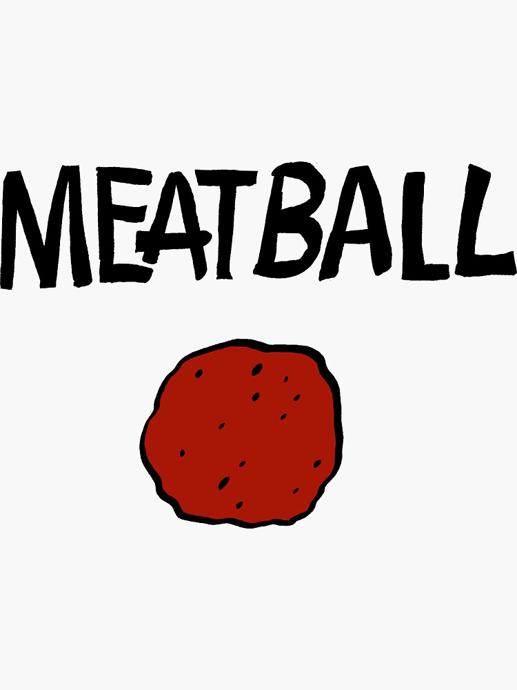 "Meatball" Sticker for Sale by mokousmarket | Redbubble