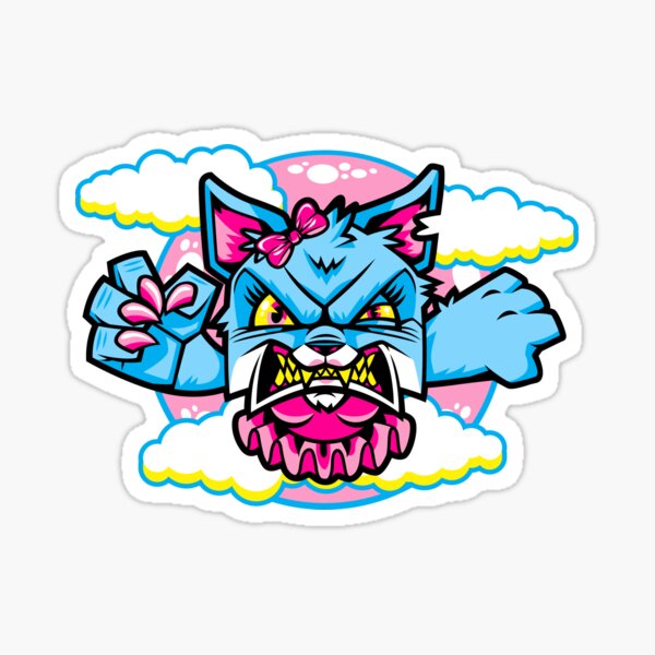 "Bleeder of the Pack" Sticker by harebrained | Redbubble