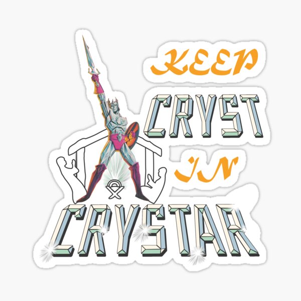 "Keep CRYST In CRYSTAR" Sticker for Sale by JadBean | Redbubble