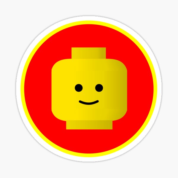 Lego Face Stickers | Redbubble