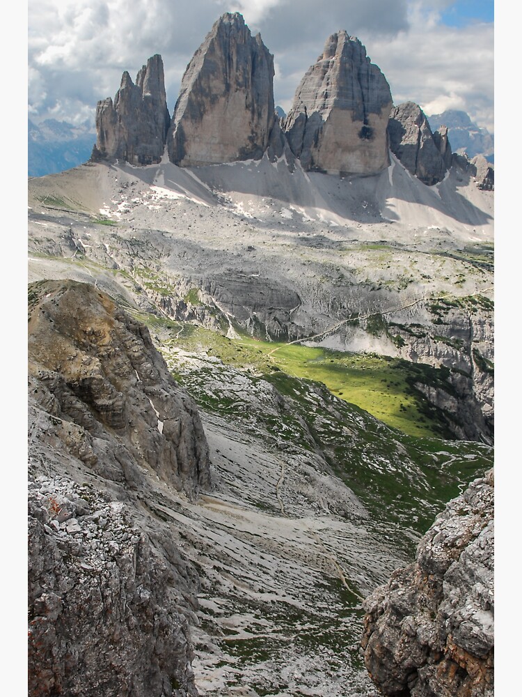 "Three Peaks" Sticker for Sale by artesonraju | Redbubble