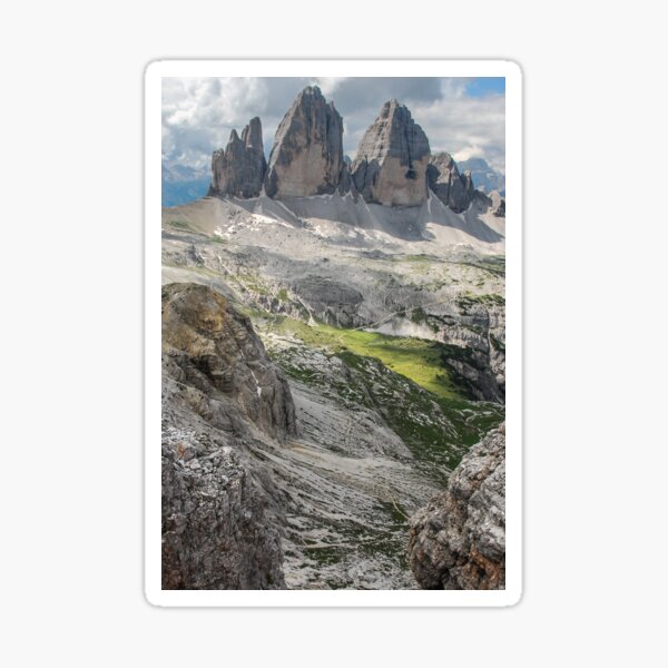 "Three Peaks" Sticker for Sale by artesonraju | Redbubble