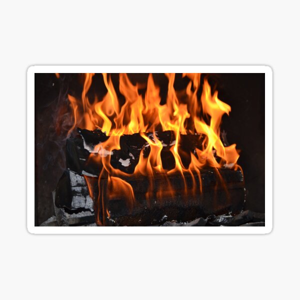 Fireplace Stickers | Redbubble