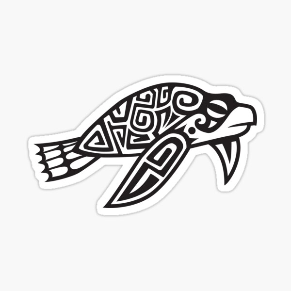 "Tribal Honu" Sticker for Sale by chongolio | Redbubble
