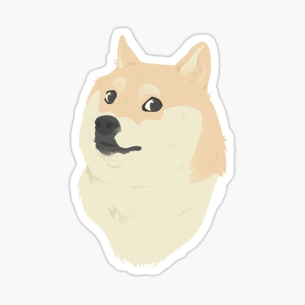 "Doge - original" Sticker for Sale by mcrmorbid | Redbubble