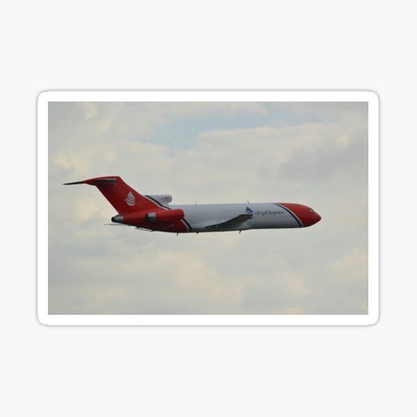 "Oil Spill Response Boeing 727-200" Sticker by largoman63 | Redbubble