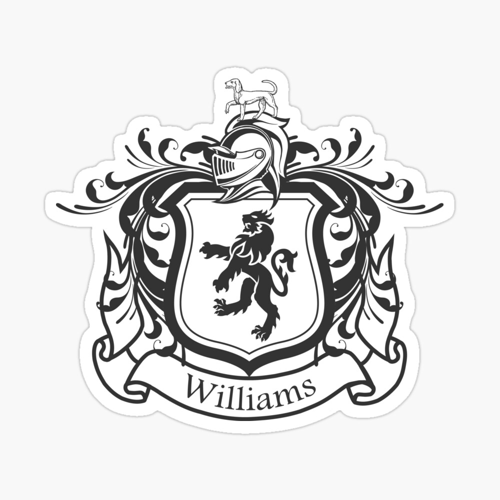 Williams Family Crest Wales Williams Family Wales Coat Of Arms T Shirt