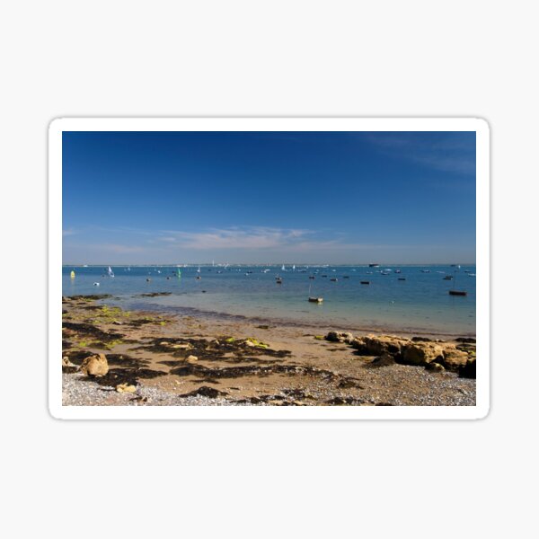 "Seaview Beach and The Solent - 01" Sticker for Sale by RodJohnson ...