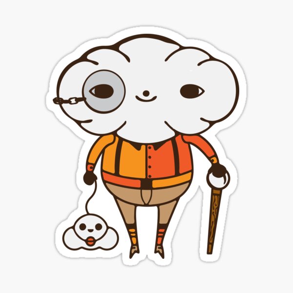 "Gentleman Stratus Cloud" Sticker by teslacake | Redbubble