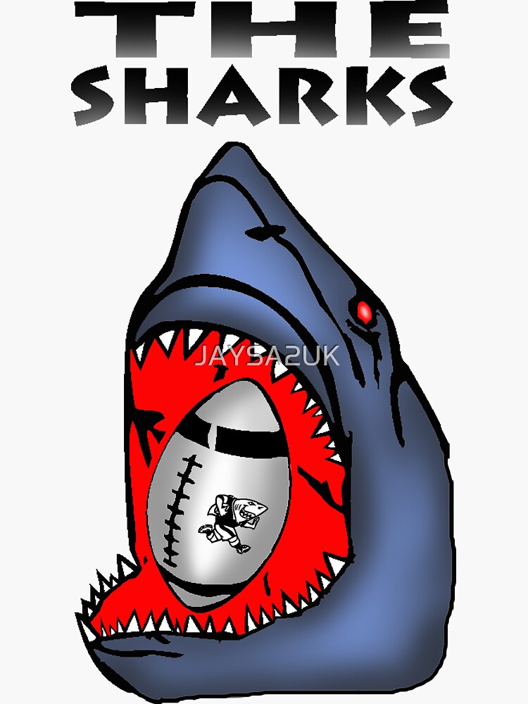 "NATAL SHARKS SHARK ATTACK FOR SOUTH AFRICA RUGBY SUPER RUGBY" Sticker ...